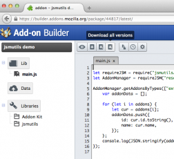 Downloading all of your code from Add-on Builder | Mozilla Add-ons ...