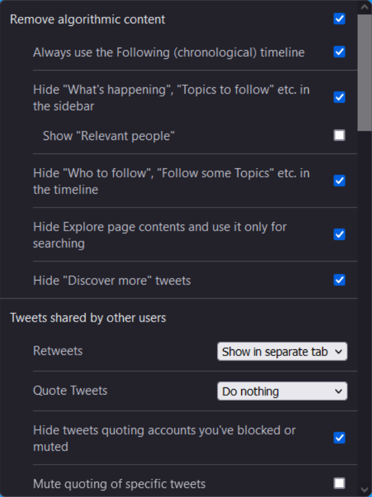 Developer Spotlight: Control Panel for Twitter - Mozilla Add-ons ...