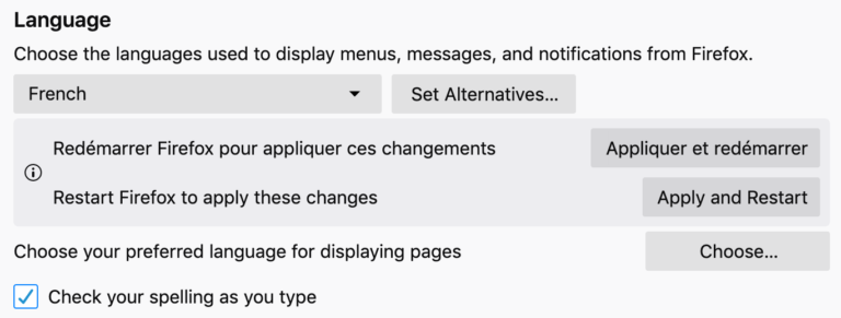 Changing the Language of Firefox Directly From the Browser – Mozilla L10N