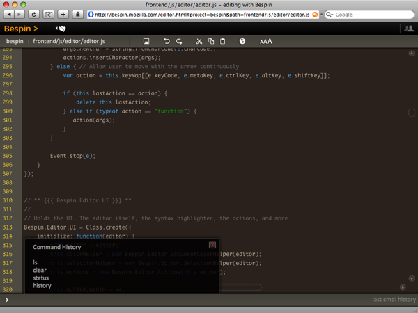 Introducing Bespin | Mozilla Labs