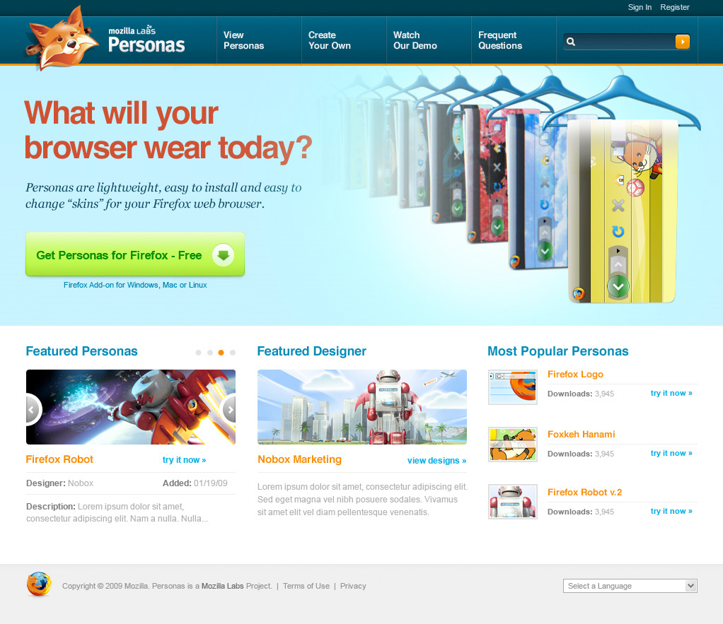 Personas Expands Opportunities to Personalize | Mozilla Labs