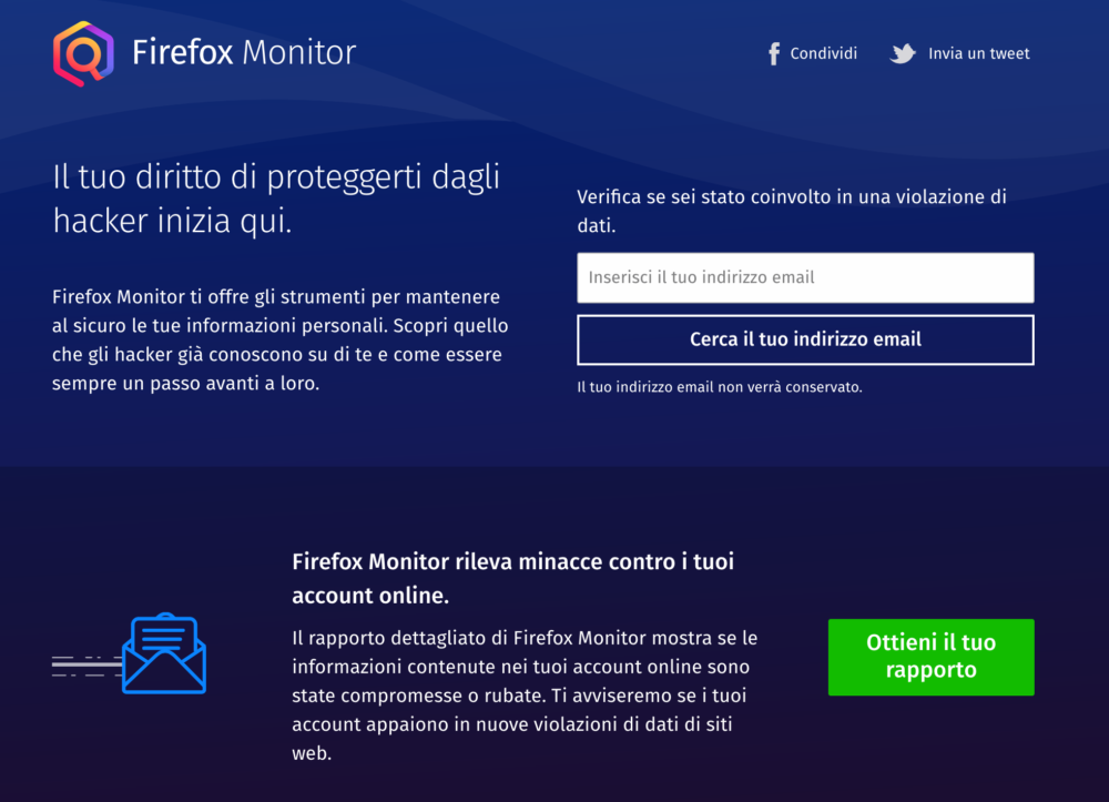Firefox Monitor è disponibile in 26 lingue, insieme a una nuova ...