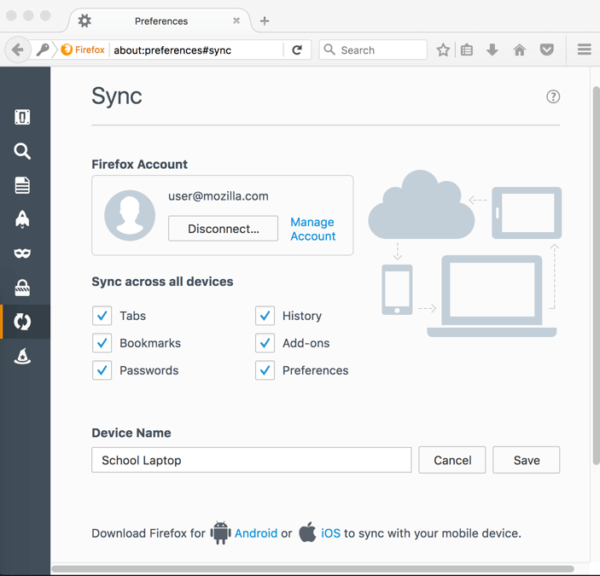 Device management coming to your Firefox Account | Mozilla Services