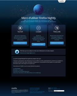 New Firefox Nightly firstrun page and community growth | Mozilla Web ...
