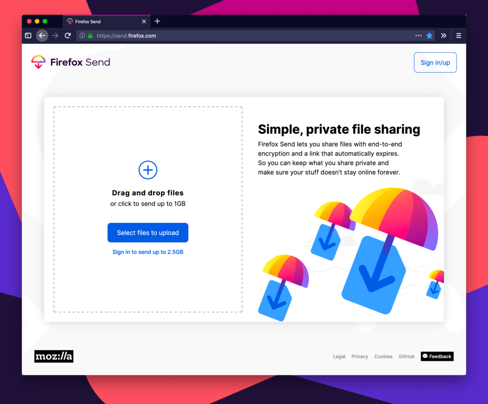 Introducing Firefox Send, Providing Free File Transfers while Keeping ...