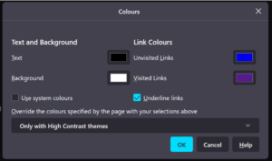 Why are hyperlinks blue?