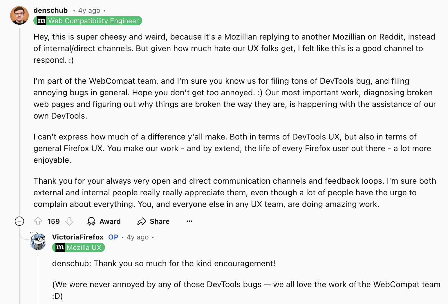 Exploring the Firefox community on r/firefox