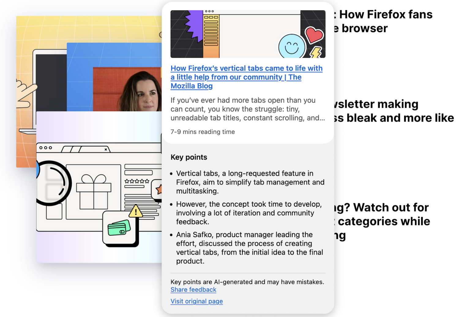 Exploring on-device AI link previews in Firefox