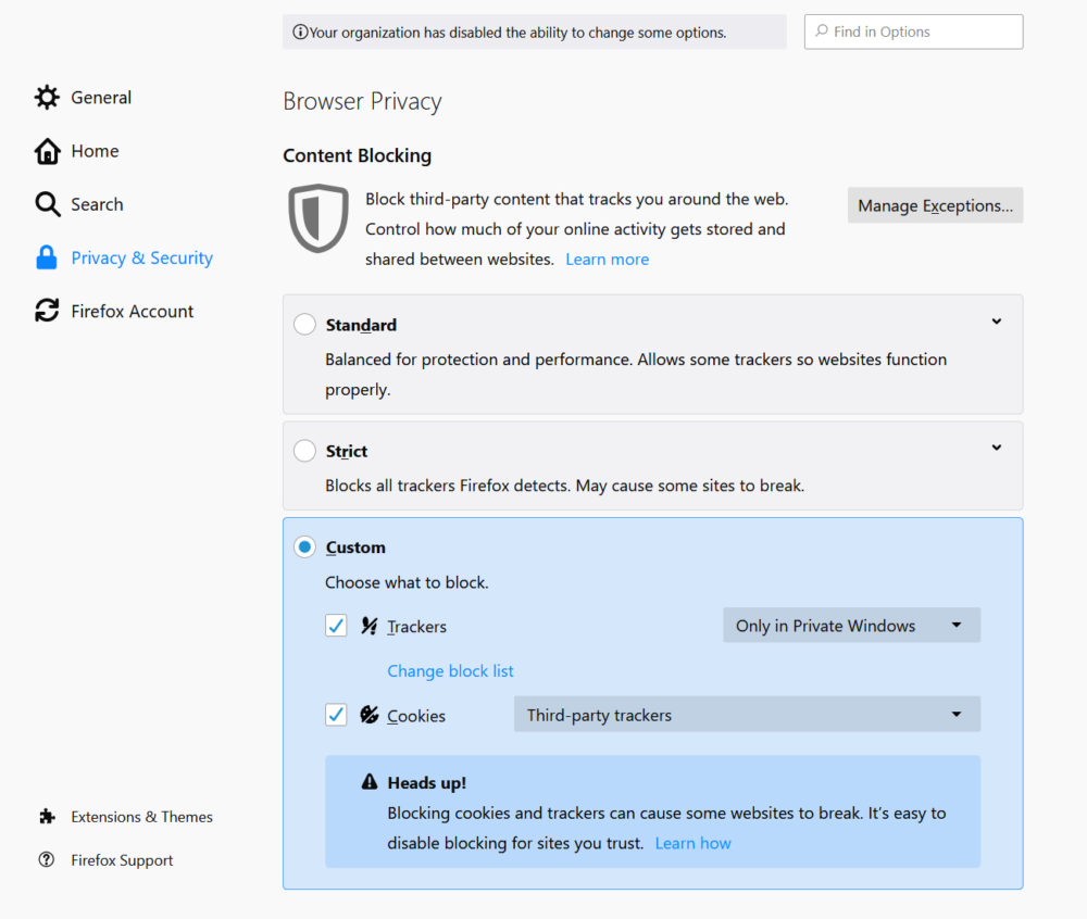 When it comes to privacy, default settings matter! – Mozilla Press Center
